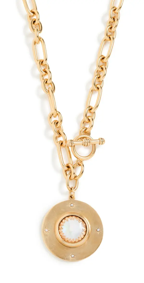 Brinker & Eliza Saturn Necklace - Gold