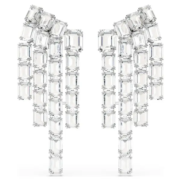 SWAROVSKI Millenia Clip Earrings - White