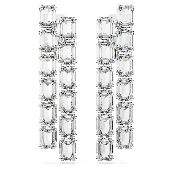 SWAROVSKI Millenia Clip Earrings - White