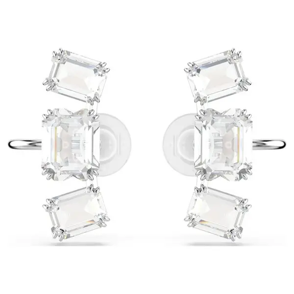 SWAROVSKI Millenia Clip Earrings - White