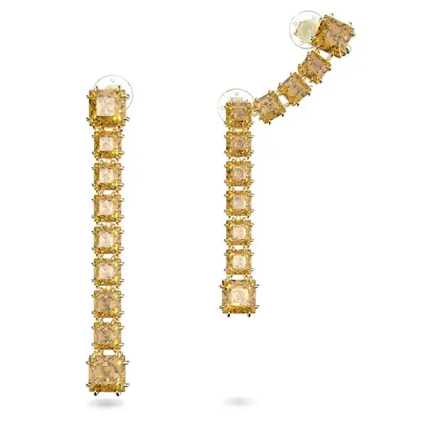 SWAROVSKI Millenia Clip Earrings - Yellow