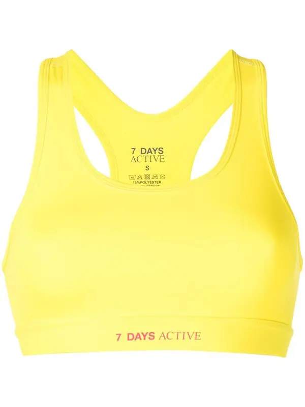 7 DAYS ACTIVE Logo-print Sports Bra