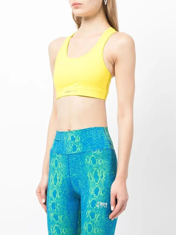 7 DAYS ACTIVE Logo-print Sports Bra