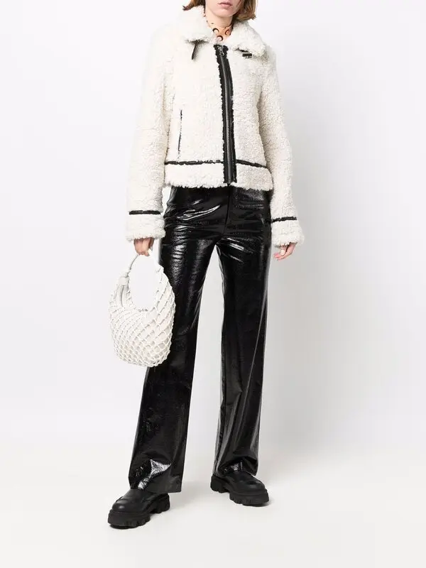 STAND STUDIO Audrey Faux Shearling Jacket