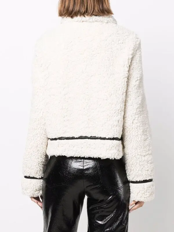 STAND STUDIO Audrey Faux Shearling Jacket