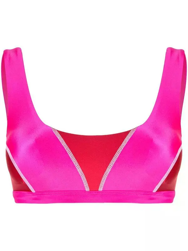 DUSKII Kate Scoop Sport Top - Red