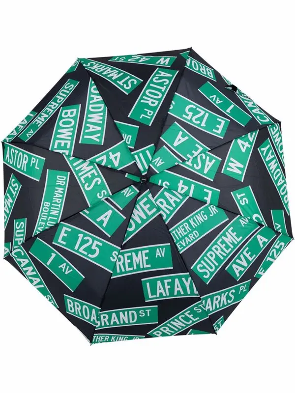Supreme Street Signs Umbrella - Black