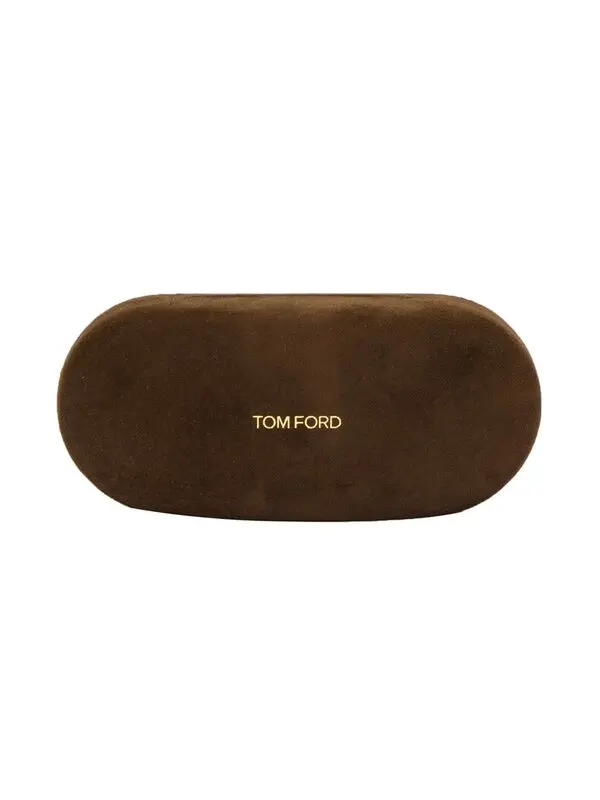 TOM FORD Blue Block Soft Square Glasses - Black