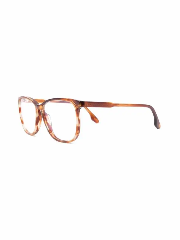 Victoria Beckham Tortoiseshell-effect Square Glasses