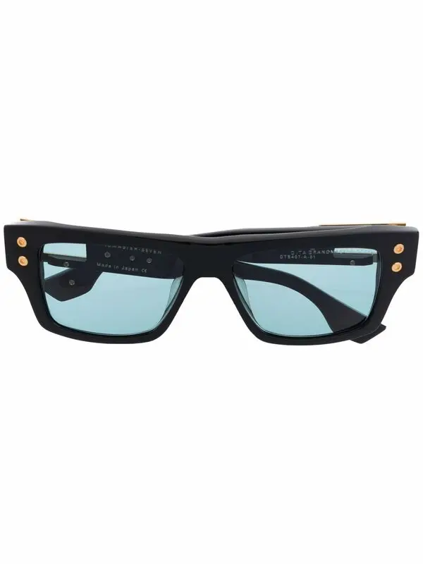 Dita Rectangular Sunglasses - Black