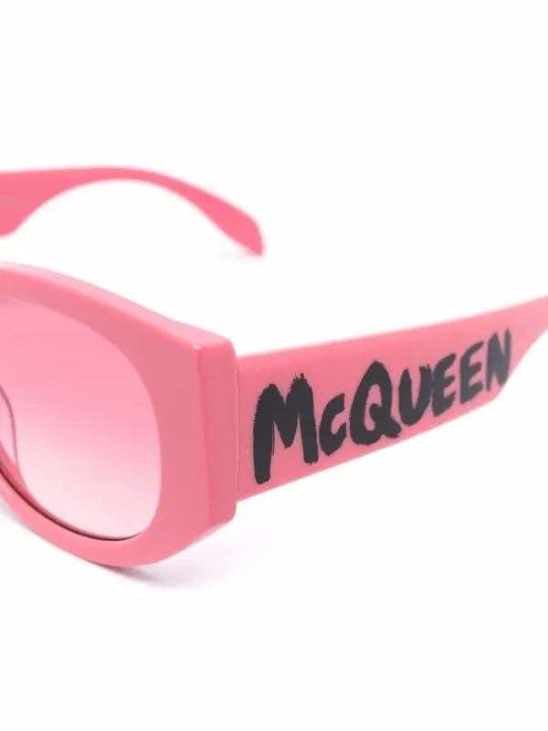 Alexander McQueen Graffiti Logo Sunglasses