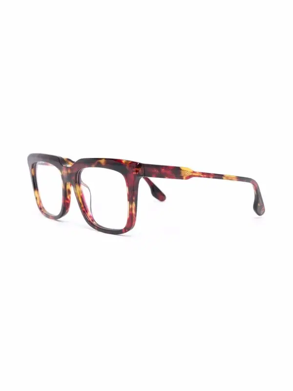 Victoria Beckham Tortoiseshell-effect Square-frame Glasses