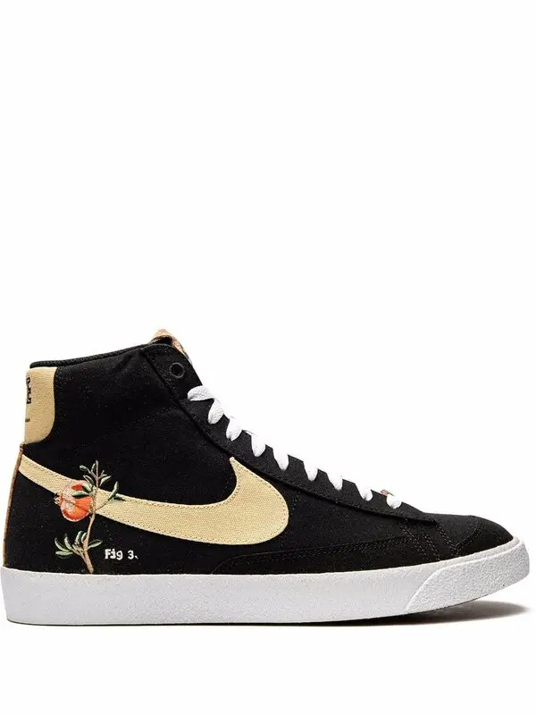Nike Blazer Mid 77 Pomegranate Sneakers - Black