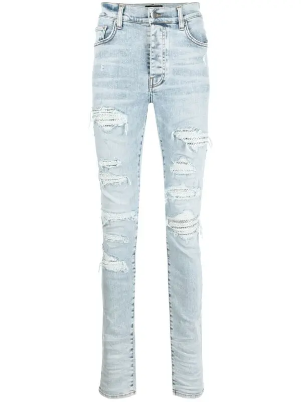 Amiri Distressed Skinny Jeans