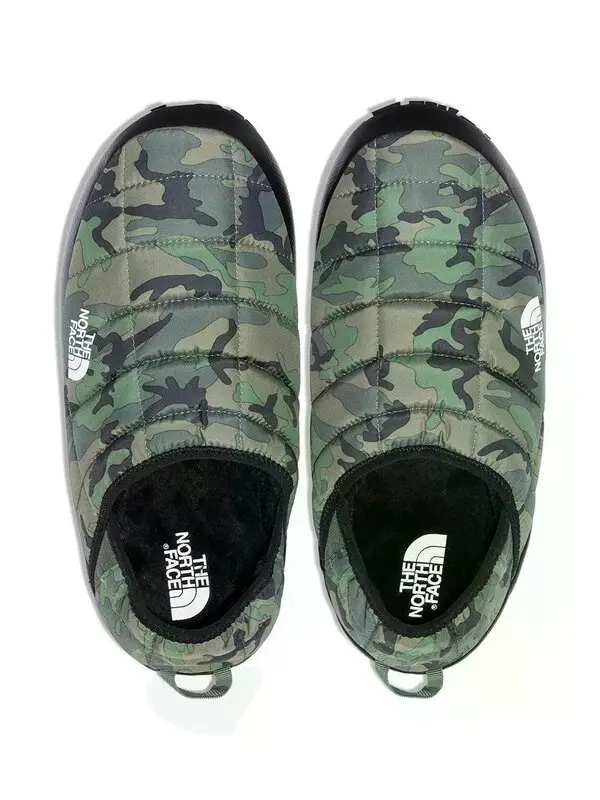 The North Face Thermoball™ Camouflage Print Slippers - Green