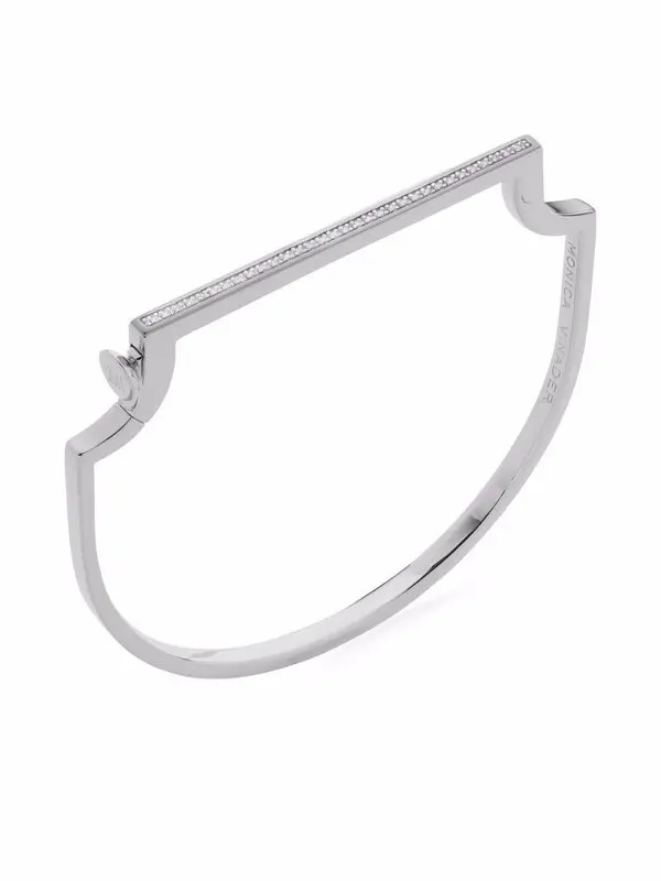 Monica Vinader Signature Skinny Diamond Bangle