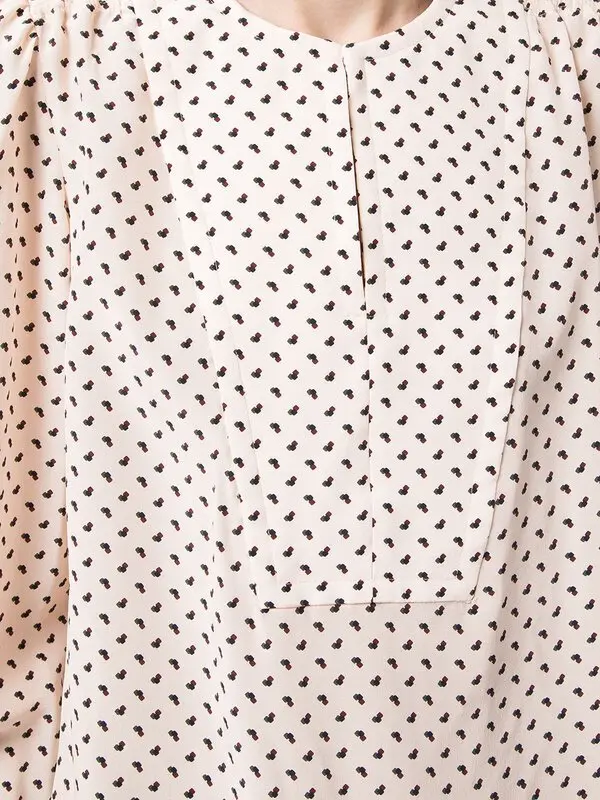 A.p.c. Maylis Printed Silk Blue