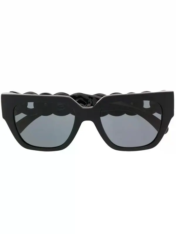 Versace Medusa Square-frame Sunglasses - Black