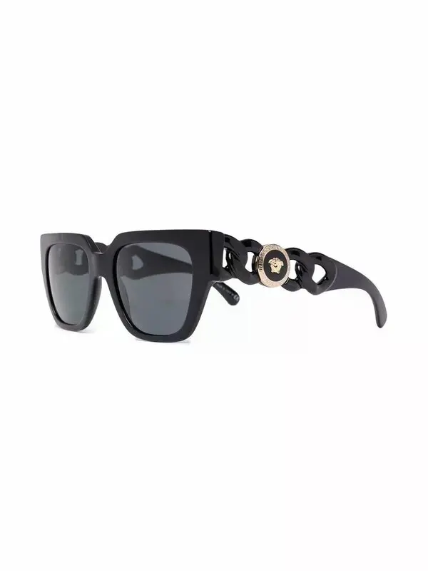 Versace Medusa Motif Chain-link Sunglasses