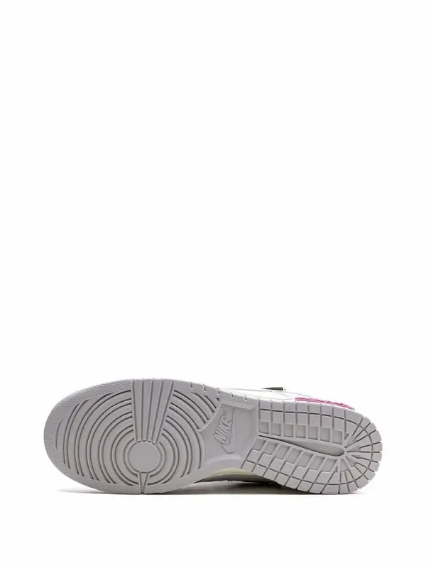 Nike X Off White Dunk Low Lot 22 Sneakers - Grey