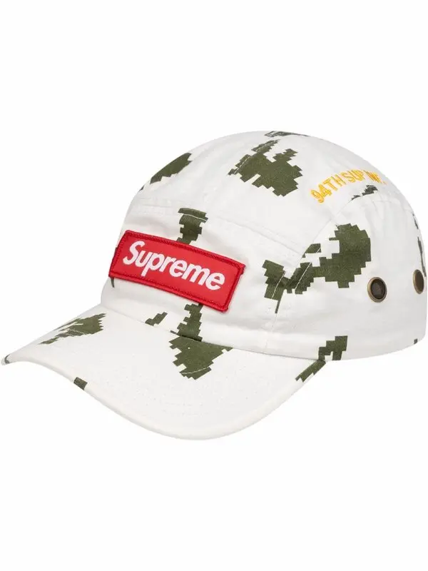 Supreme Military Camp Baseball Cap - White