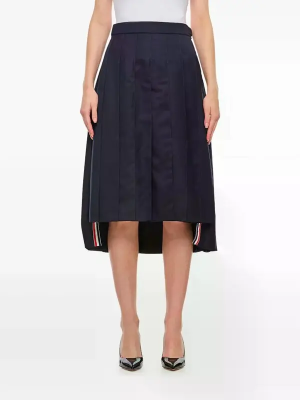 Thom Browne Super 120s Twill Pleated Skirt