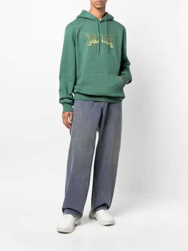 DAILY PAPER Logo-print Cotton Hoodie