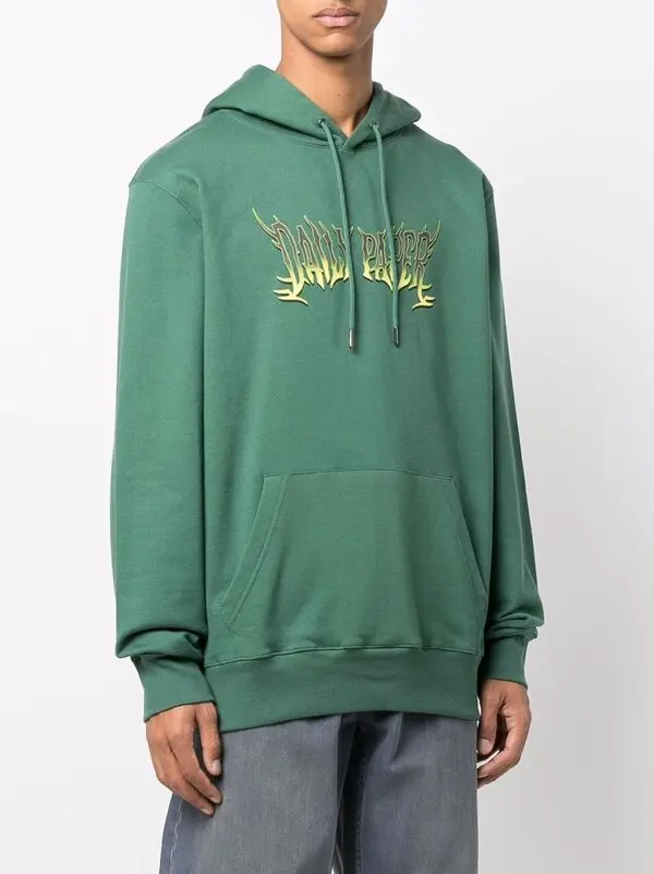 DAILY PAPER Logo-print Cotton Hoodie