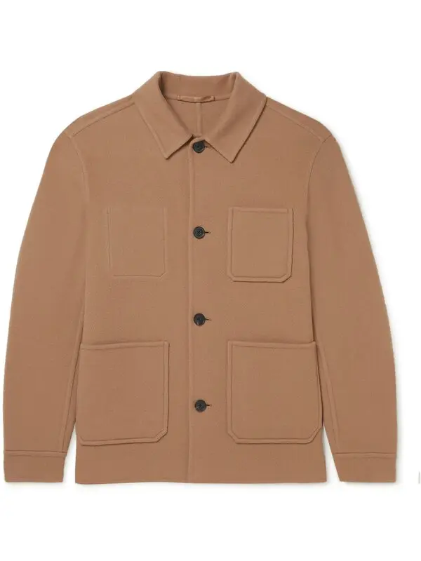 Mr P. Double-faced Splitable Wool-blend Chore Jacket