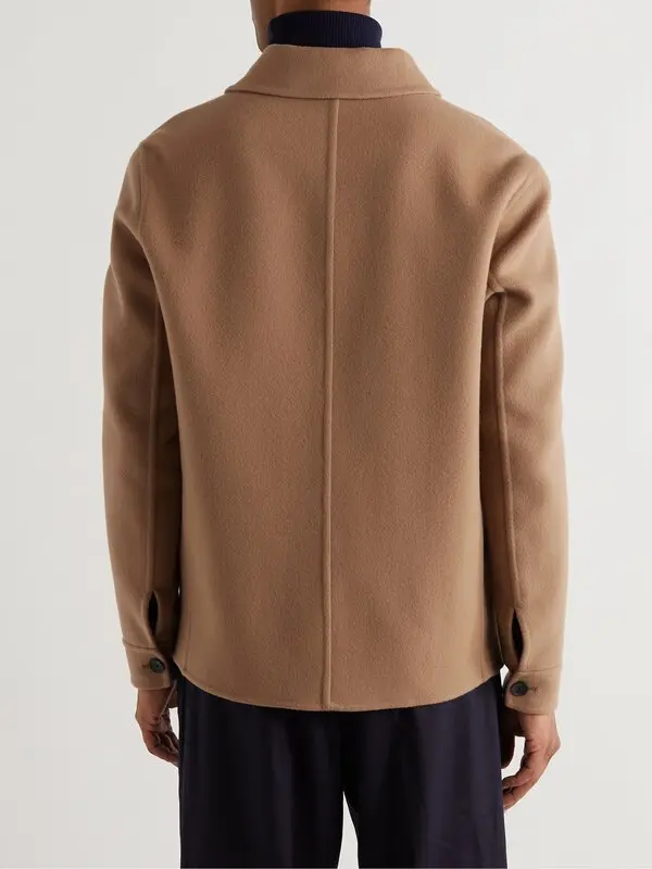 Mr P. Double-faced Splitable Wool-blend Chore Jacket