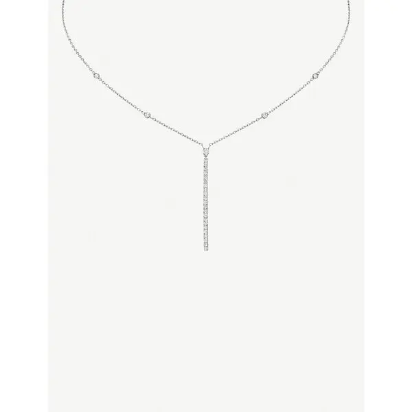 Messika Gatsby Diamond Necklace - White Gold