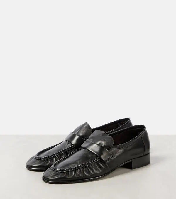 THE ROW Leather Loafers