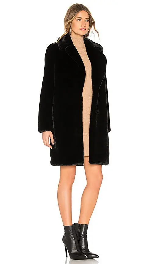 LOVERS AND FRIENDS Romy Faux Fur Coat