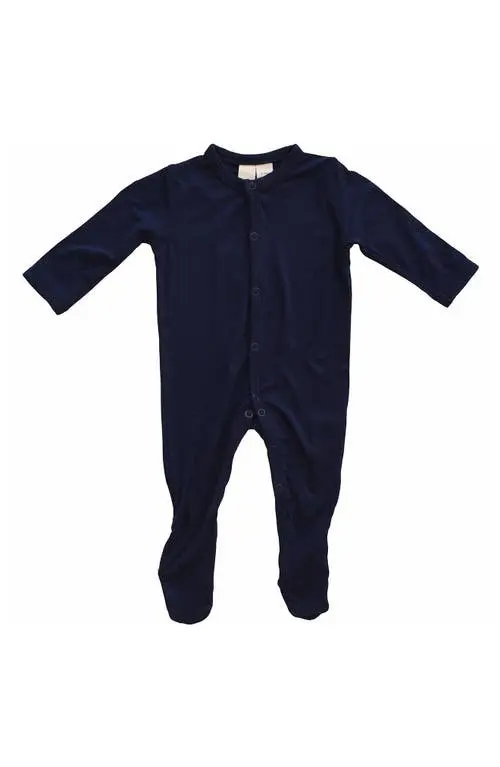 KYTE BABY Snap Footie - Navy