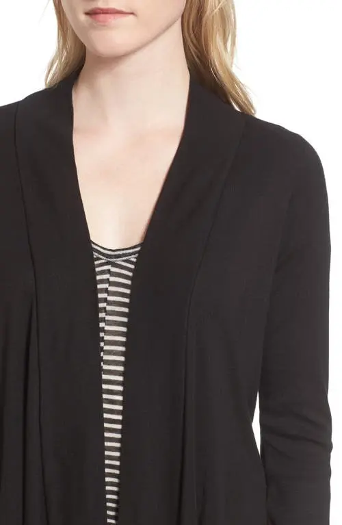Splendid Classic Flare Cardigan - Black