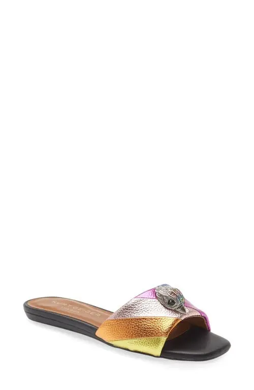 Kurt Geiger Kensington Slide Sandal - Pink Multi