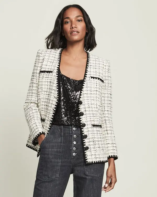 Veronica Beard Albia Tweed Jacket