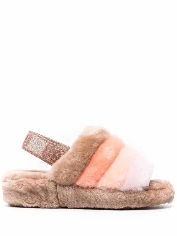 UGG Logo-print Strap Sandals - Brown