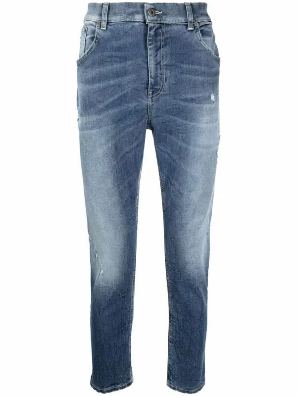 DONDUP Straight-leg Organic Cotton Jeans - Blue