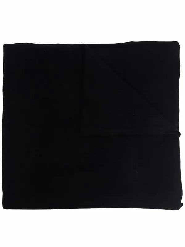 DRUMOHR Cashmere Knit Scarf - Black