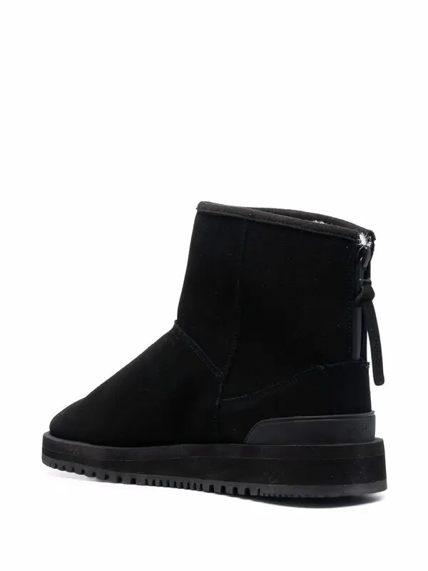Suicoke Shearling-trim Ankle Boots