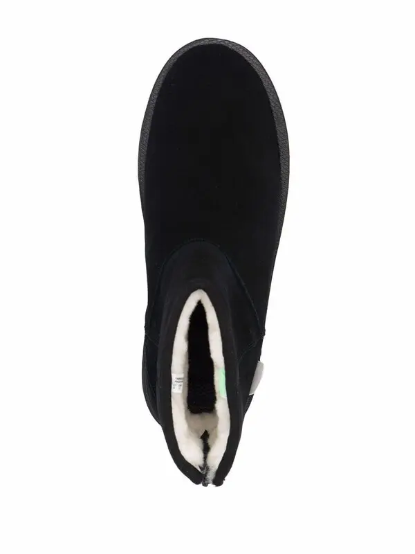 Suicoke Shearling-trim Ankle Boots