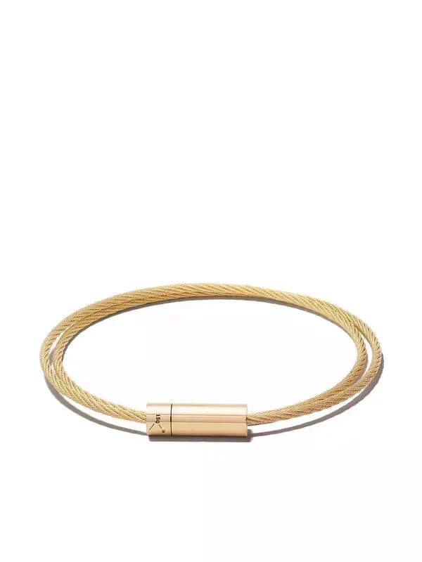 Le Gramme 18k Yellow Le Câble Double Bracelet - Gold