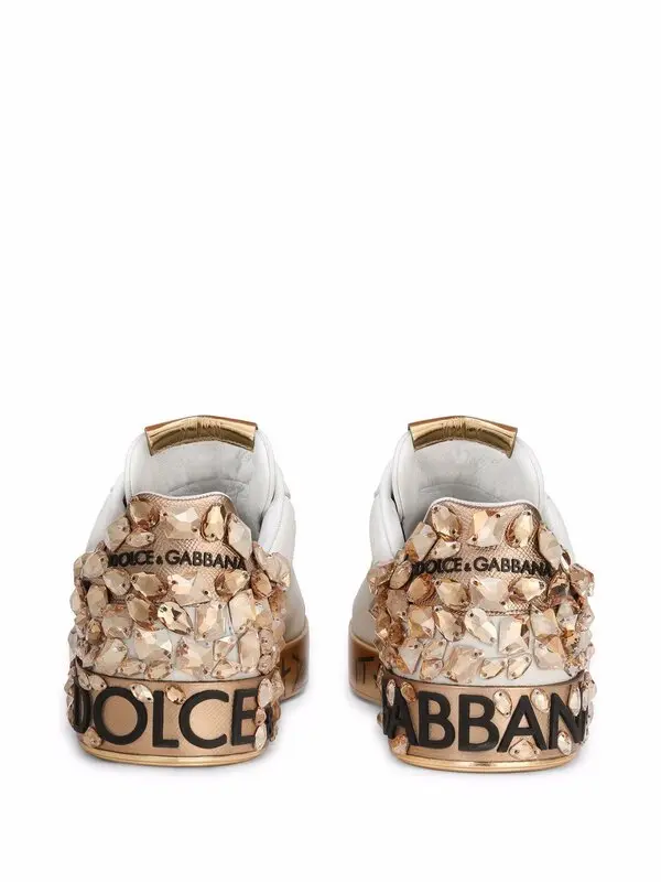Dolce & Gabbana Logo-patch Lace-up Sneakers