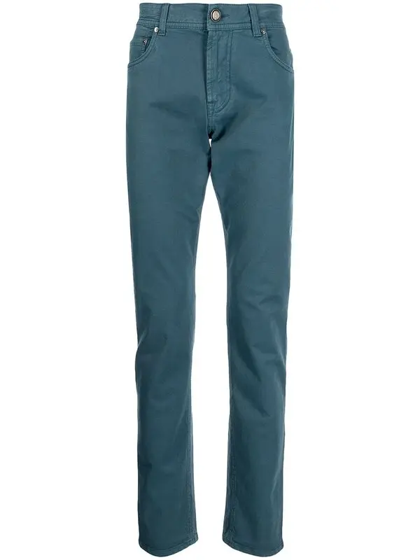 Corneliani High Waisted Tapered Trousers