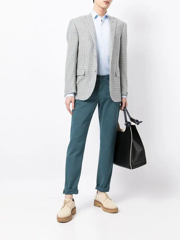 Corneliani High Waisted Tapered Trousers