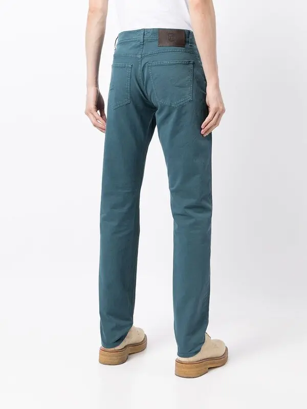 Corneliani High Waisted Tapered Trousers