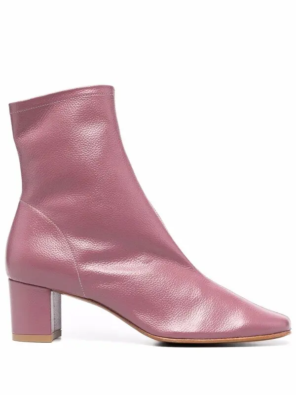 By Far Sofia Leather Ankle Boots