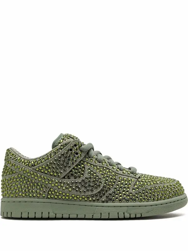 Nike Cactus Plant Flea Market X Dunk Low "spiral Sage" Sneakers - Green