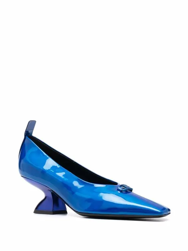 FERRAGAMO F-heel Leather Pumps